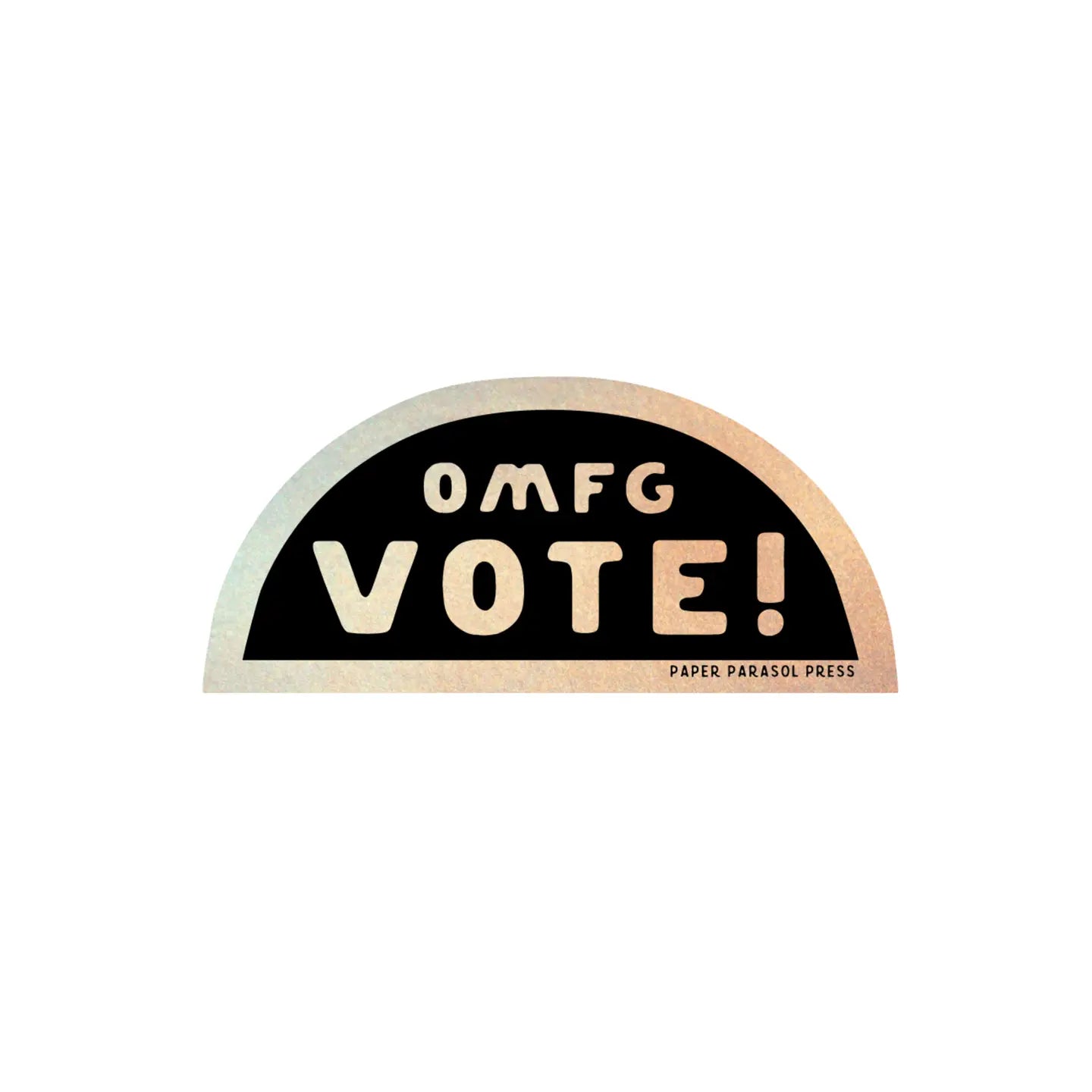 Omfg Vote Vaporwave Vinyl Sticker – Drøm